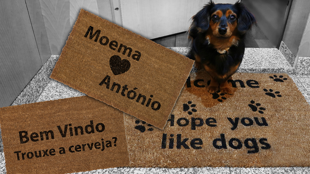 Diy, CAPACHO PERSONALIZADO - MESA PRONTA