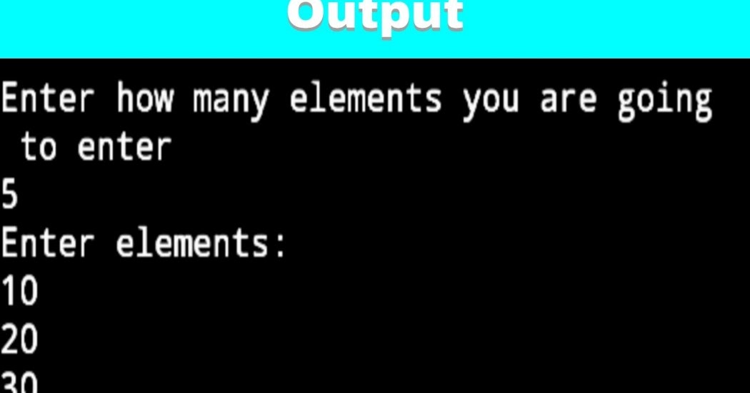 CodeForHunger Learn Coding Easily C Program To Print Array Elements CodeForHunger Learn Coding Easily C Program To Print Array Elements