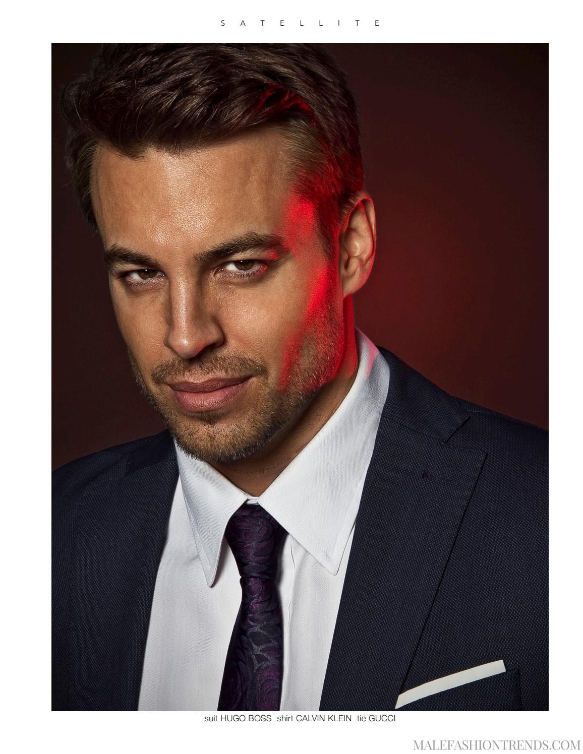 Marc Crupton luce modernistas looks urbanos para Satellite Magazine