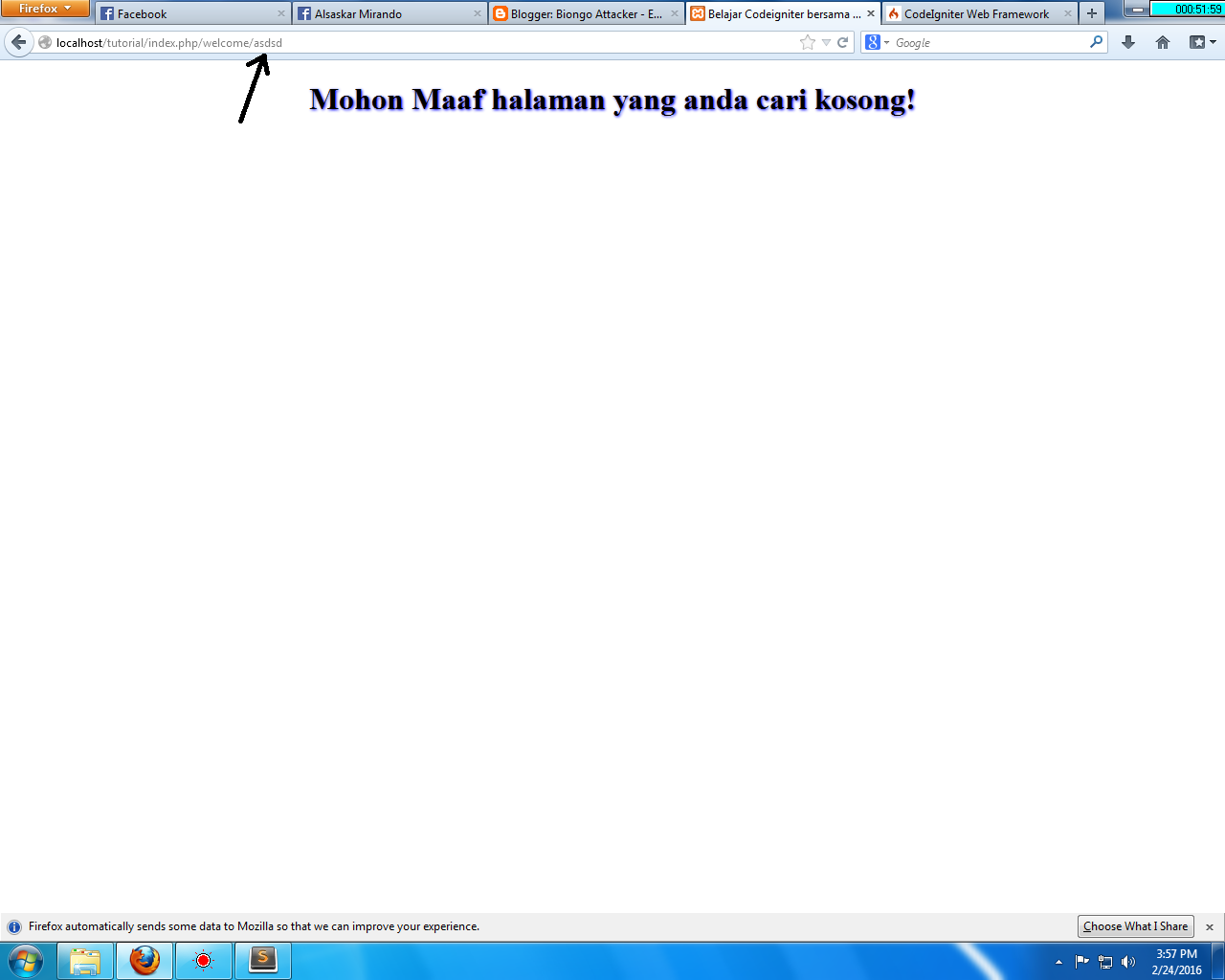 Cara Membuat Halaman Not Found Pada Codeigniter Biongo Attacker