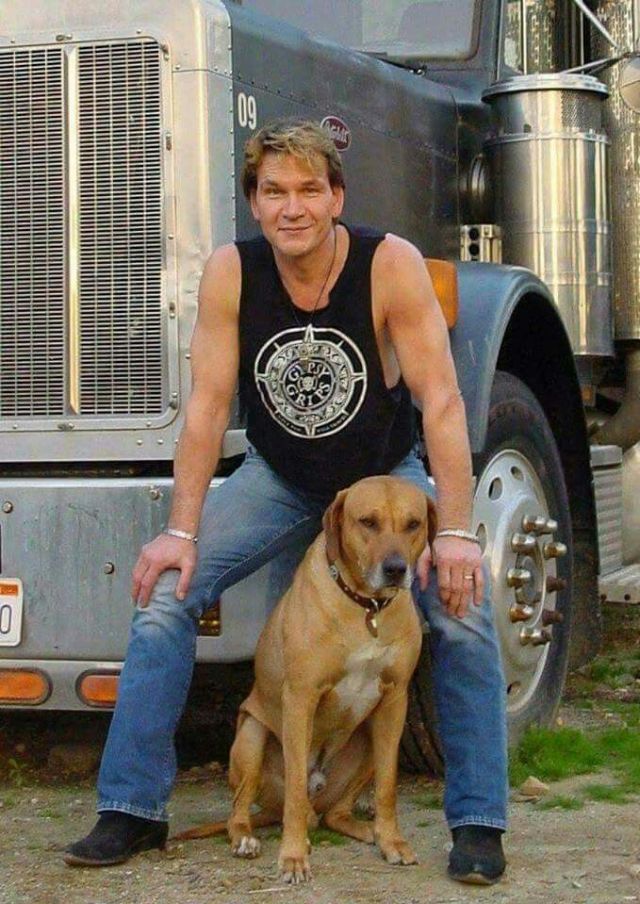 Some Adorable Photographs of Patrick Swayze Posing With His Beloved ...