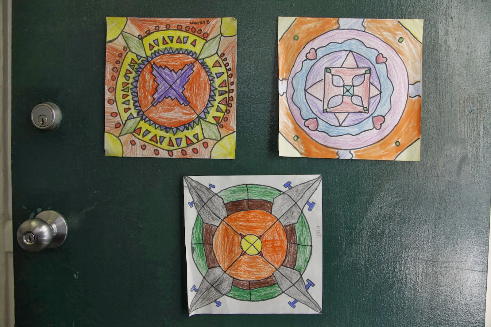 Holy Trinity Art Education! TK-8th: 4th Grade Mandala Project