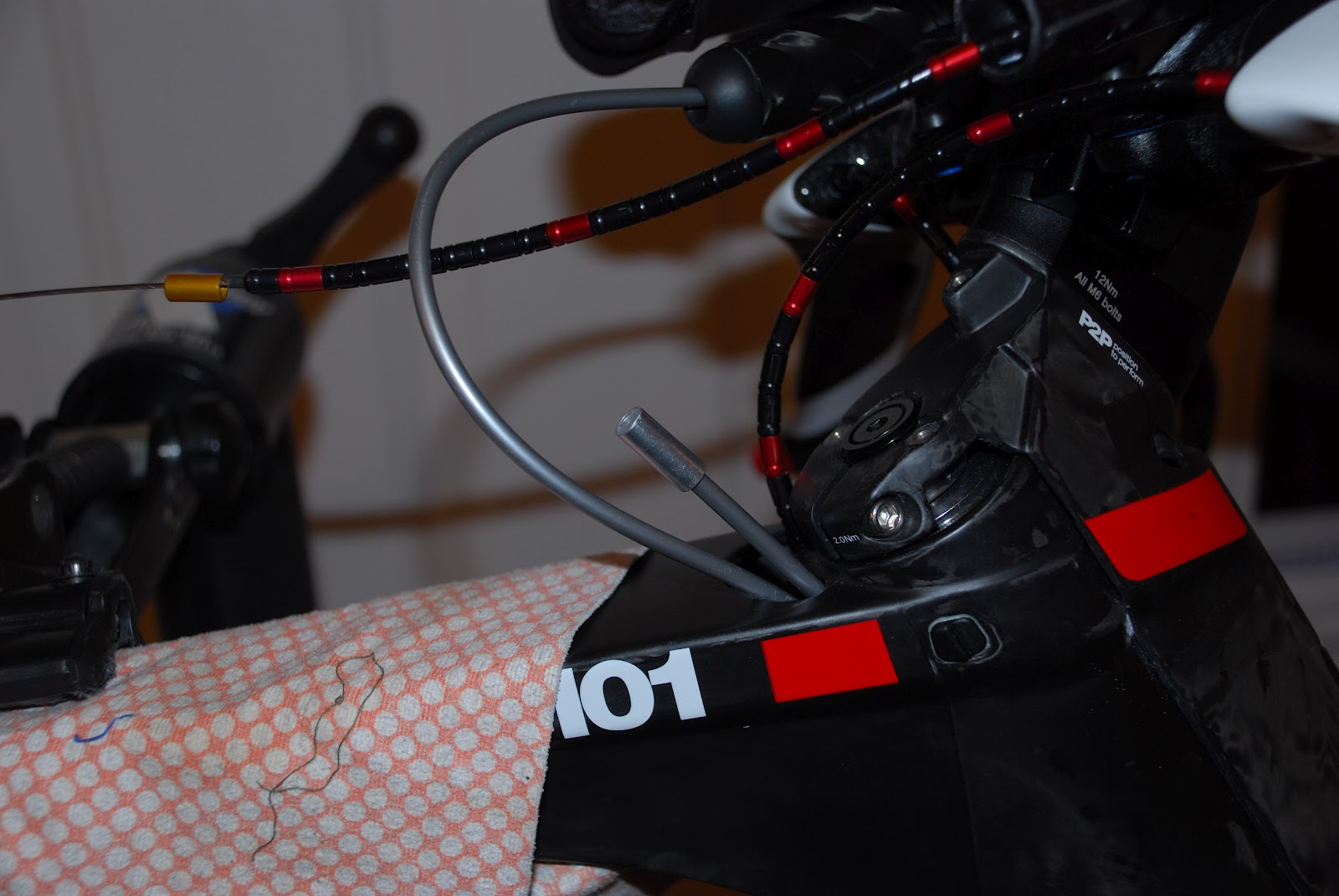Tony's Cycling Blog: BMC TM01 Cable Routing