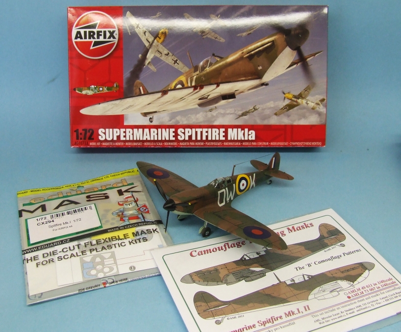 World In Miniature: Recently Completed: Airfix 1:72 Spitfire Mk. Ia (#A01071A)