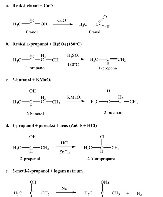 Contoh Soal dan Pembahasan Alkohol & Eter – Post 2 ~ Chemistry is Fun