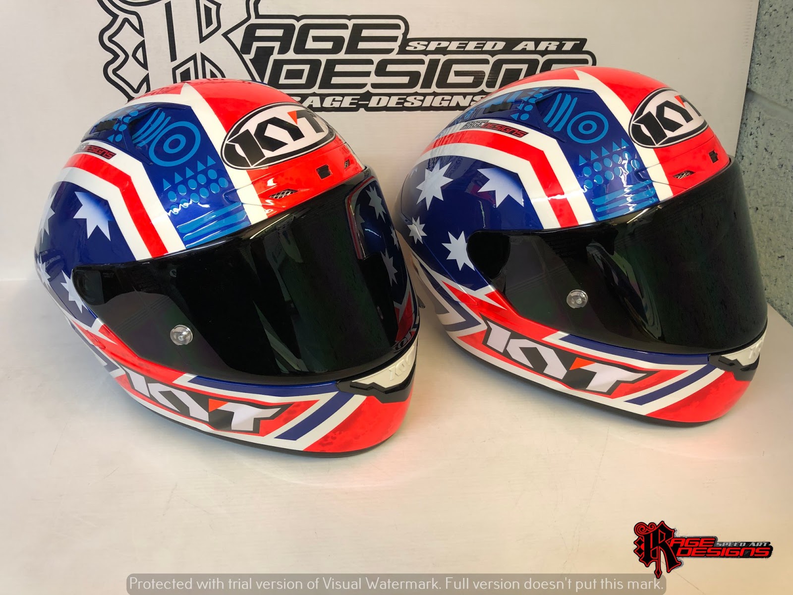 Racing Helmets Garage: KYT NX Race B.Parkes 2019 by Rage Designs