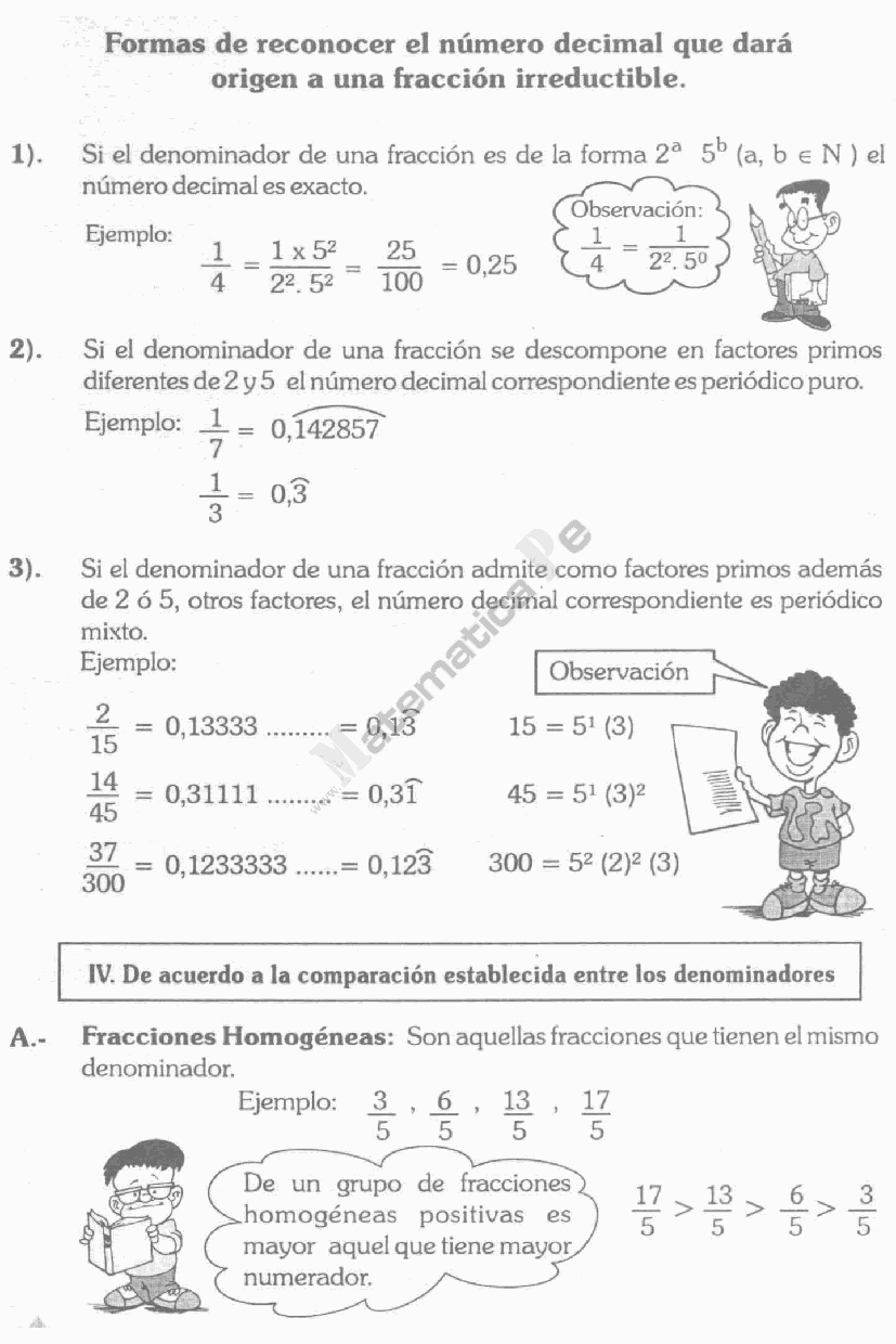 FRACCIONES Y RACIONALES PROBLEMAS Y EJERCICIOS RESUELTOS DE SECUNDARIA ...