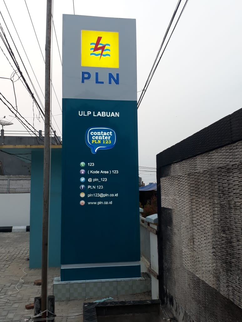 Jasa Pembuatan Pylon Sign,Jasa pembuatan Totem ,Totem PLN,Pylon BRI ...