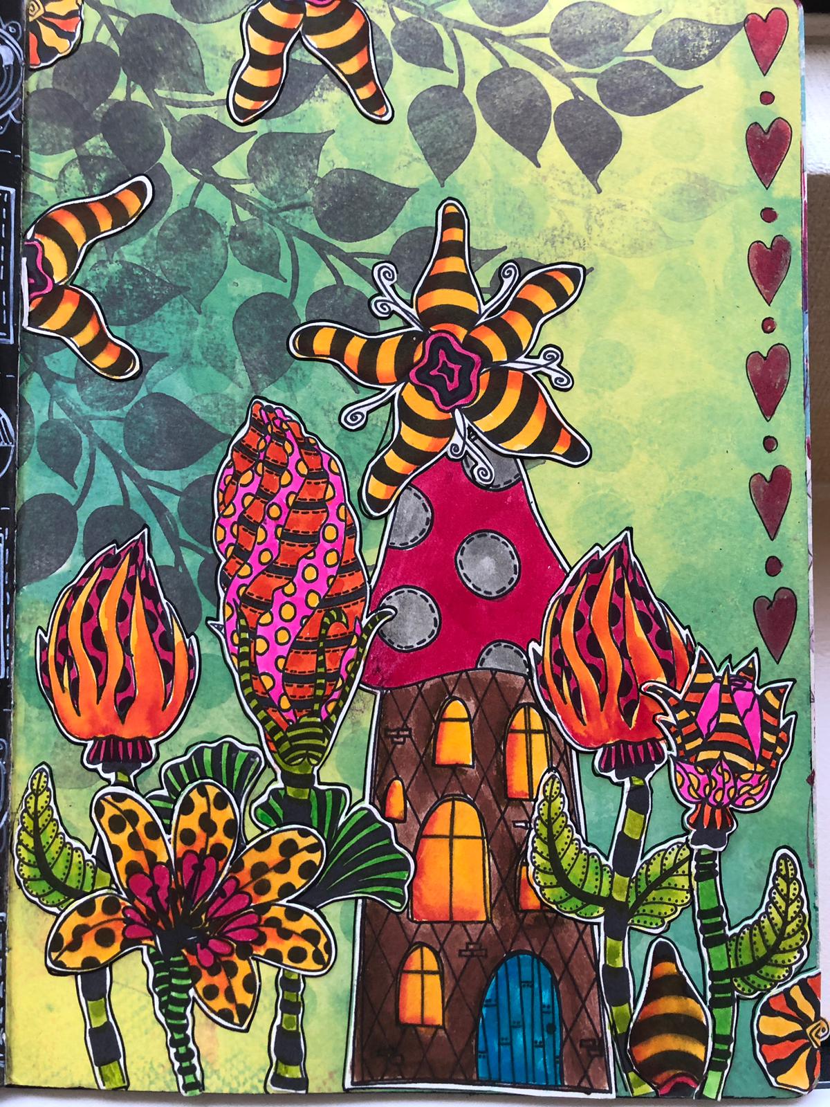 Dylan's Blog: Dylusions Journal Page Samples Featuring the New ...