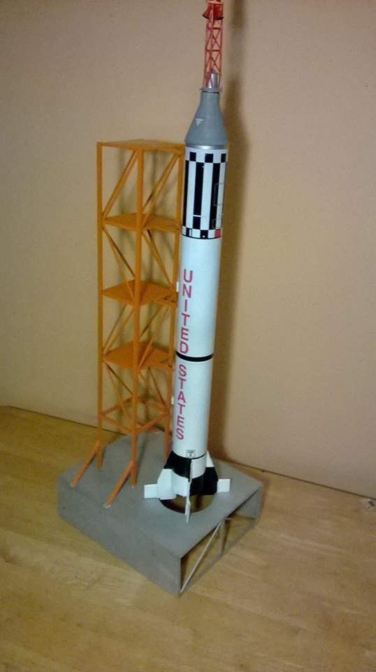 Nasa Redstone Rocket Model