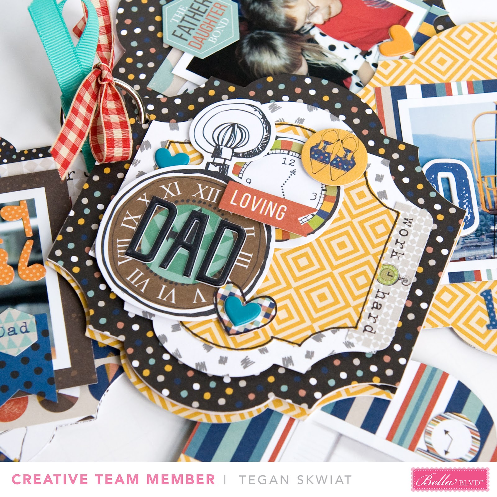 Scrap Happiness: Mini Album for Dad!