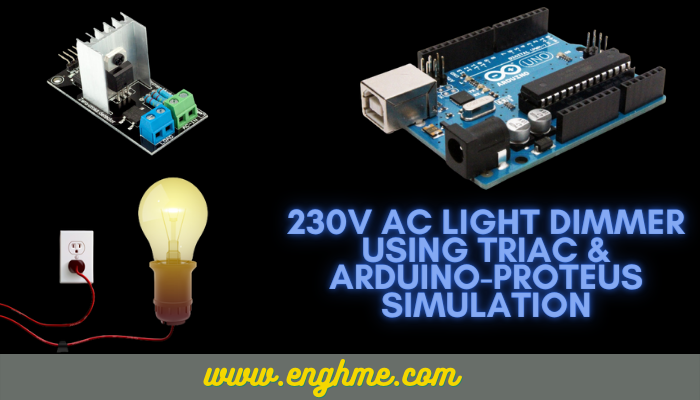 220V AC Light Dimmer using TRIAC & Arduino-Proteus Simulation