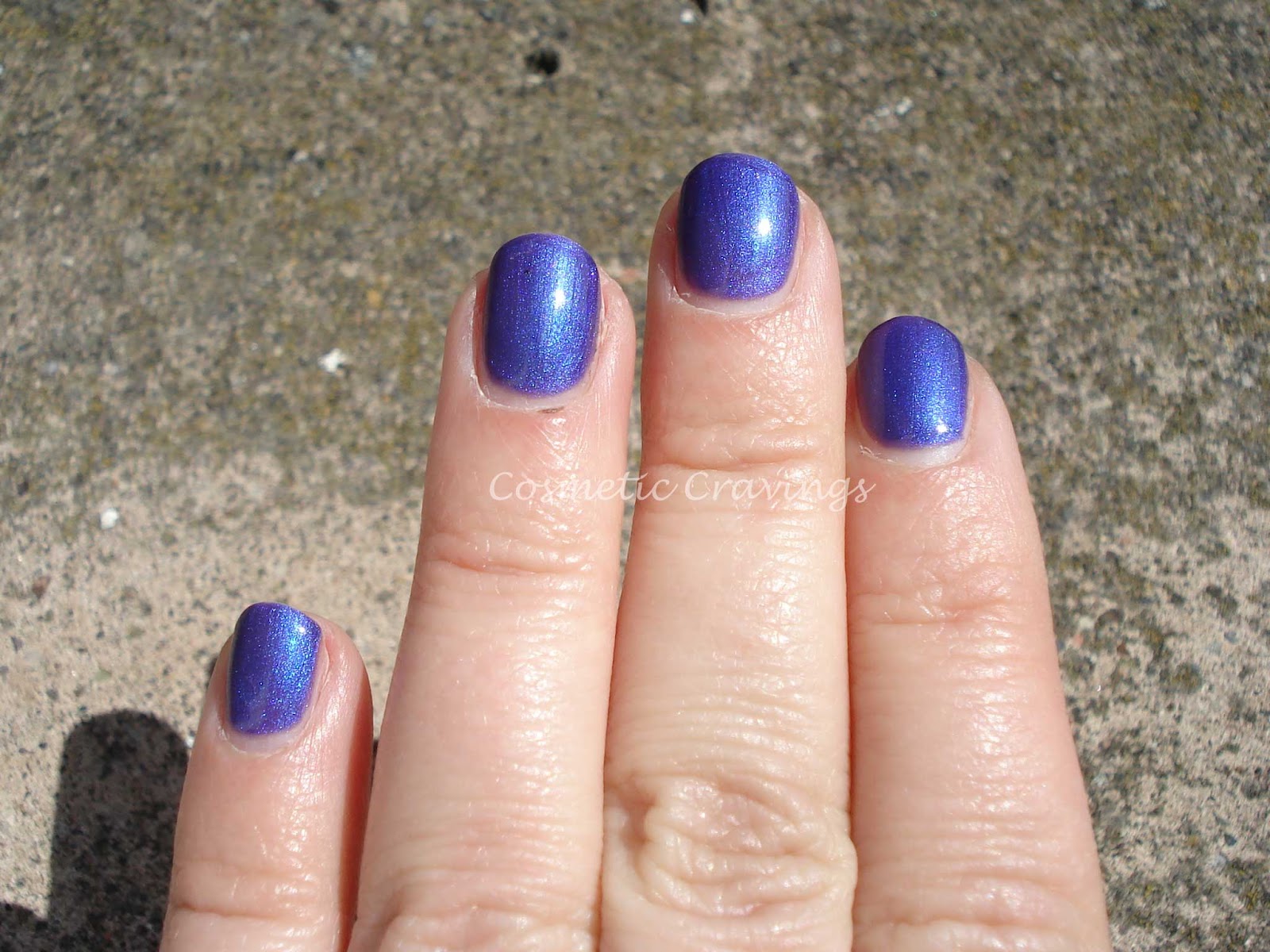 Cosmetic Cravings: Shellac Manicure in Purple Purple
