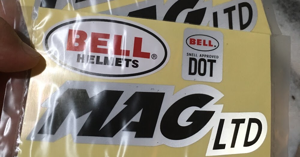 Retro and Vintage Garage: Bell Helmet MagLTD decal