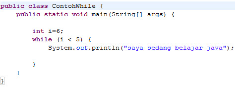 JAVA : contoh program dengan struktur do-while ~ kuclukkk