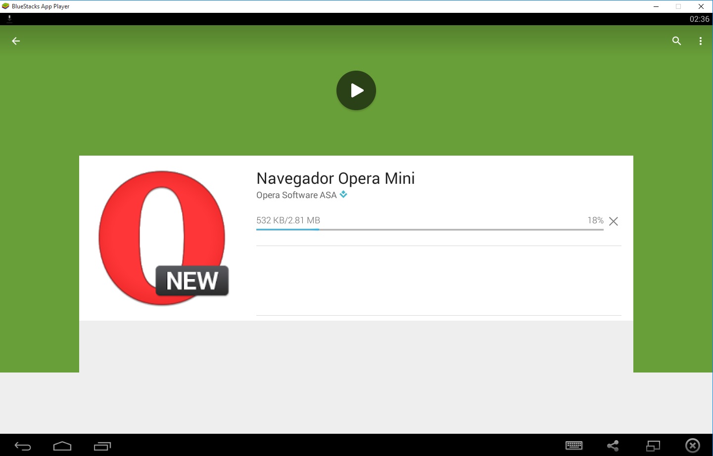 Instalar Opera Mini en Windows para navegar en redes lentas