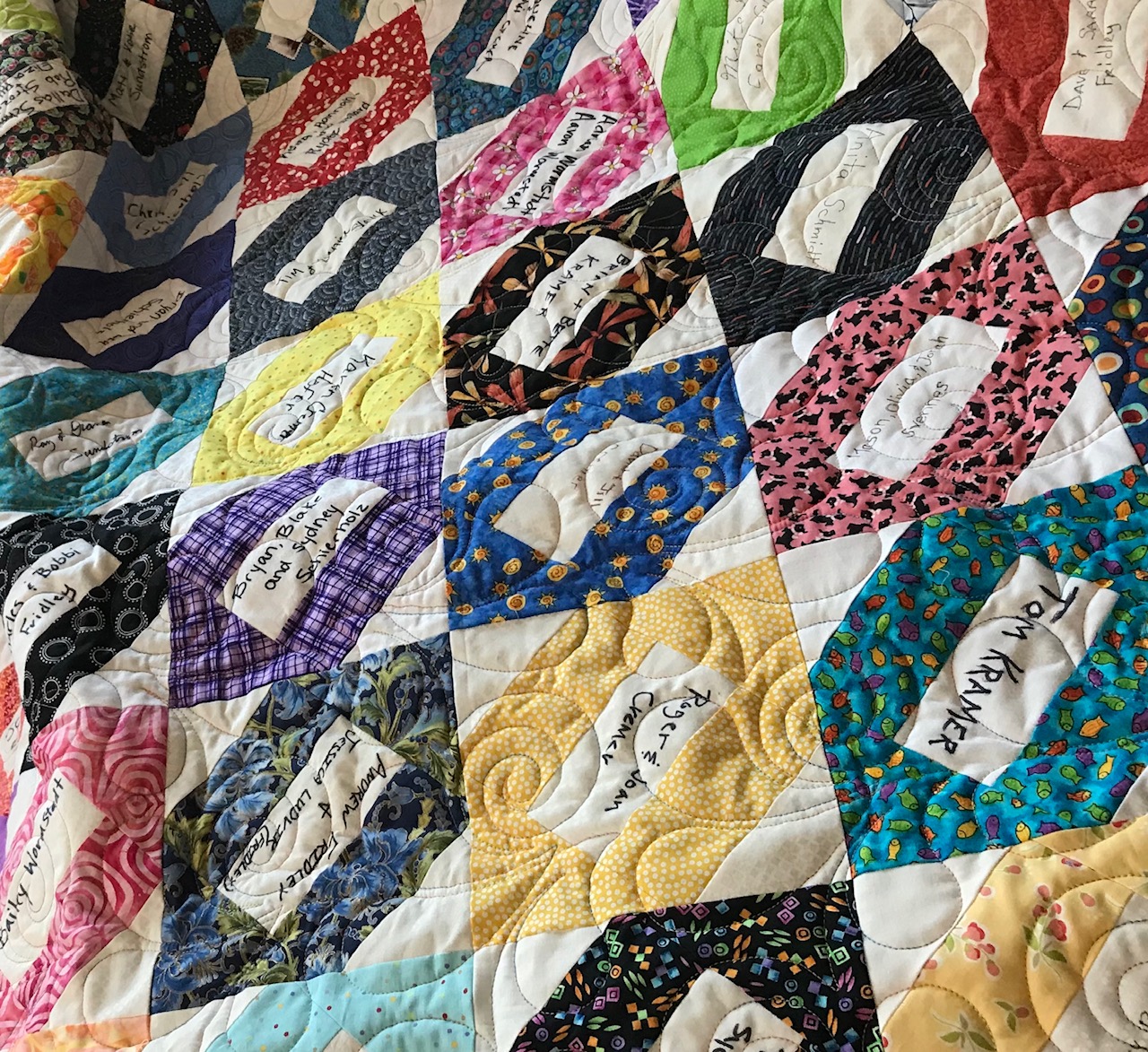 My Sewing Room: Reunion Signature quilt is finished