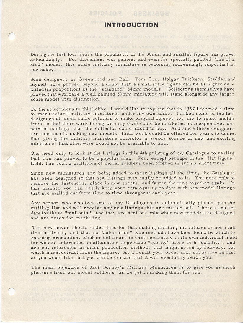 Flashcove's cay: Jack Scruby catalog 1962