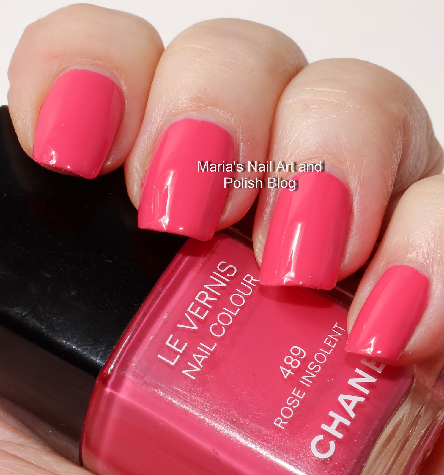 Marias Nail Art and Polish Blog: Chanel Rose Insolent 489 Rouge Allure ...