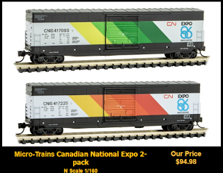Trackside Treasure: CN Expo 86 Boxcars