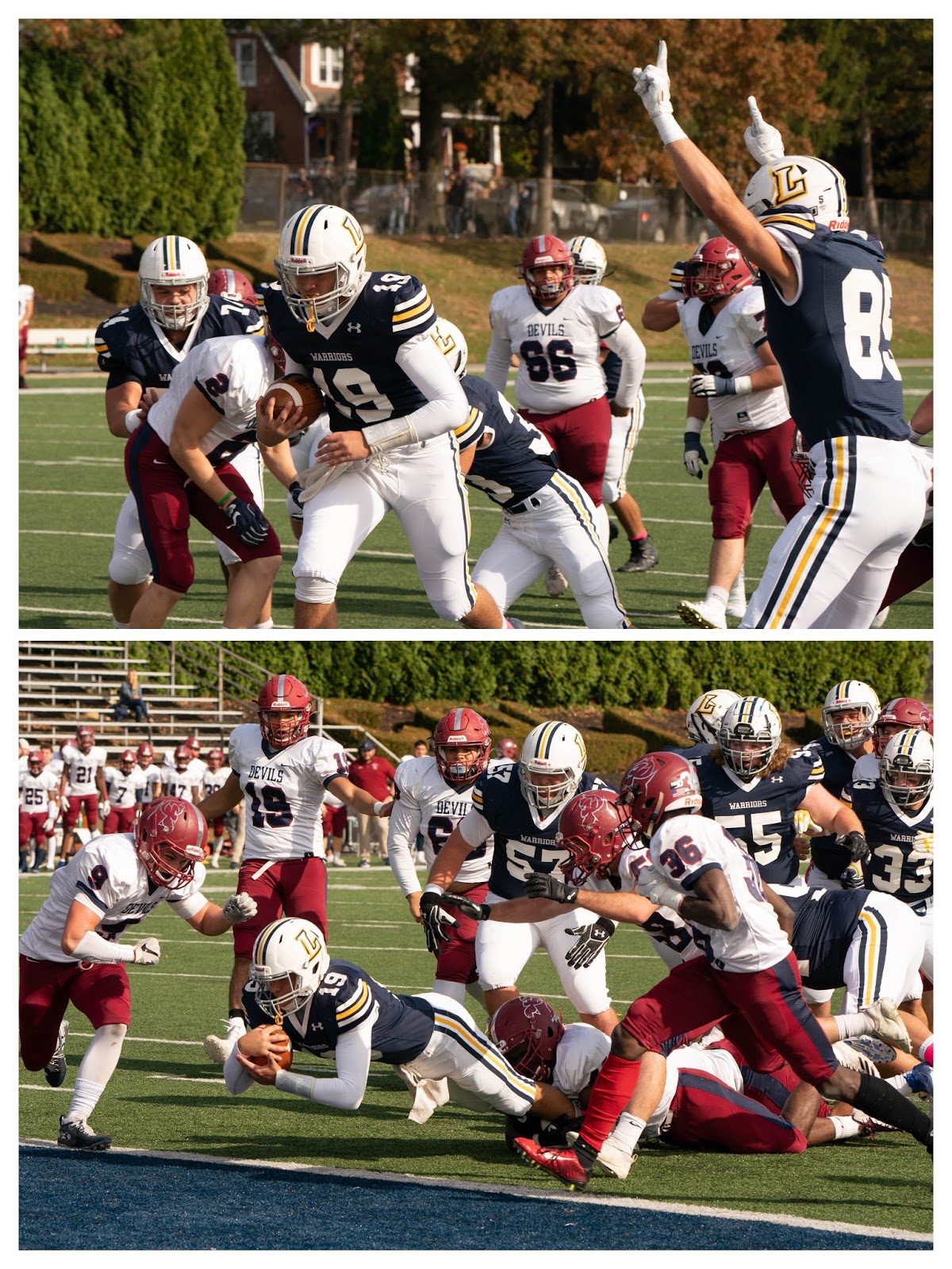 Lycoming Football: Lycoming Football - Warriors Defeat Devils On The ...