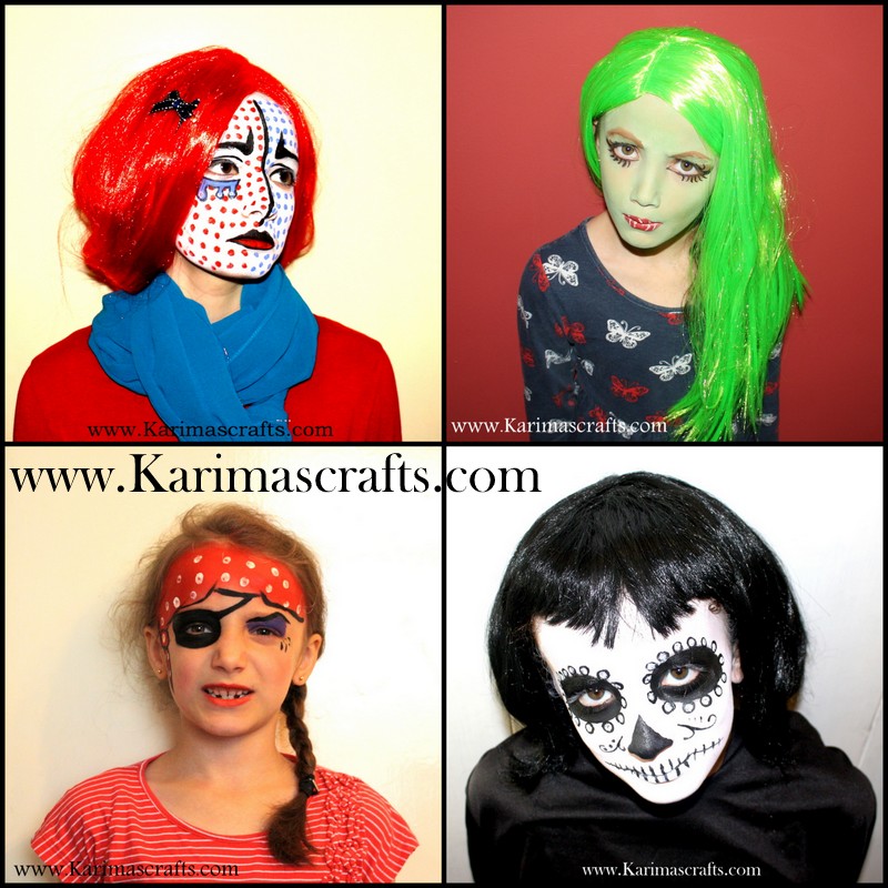 Karima's Crafts: Face Painting Practice Post 1