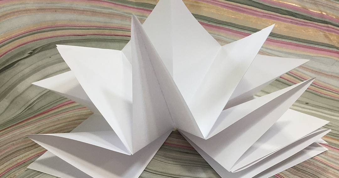 Instructions: Spring Flower Fold Book (not just) for Kids