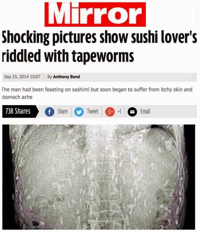 Mangia il sushi, si sente male e va dal medico. La diagnosi è Shock ...