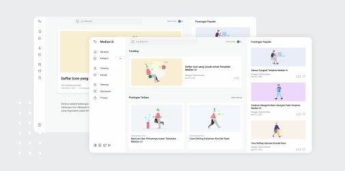 Template Median UI Free V1.1 AMP + Responsive - DreakerSite