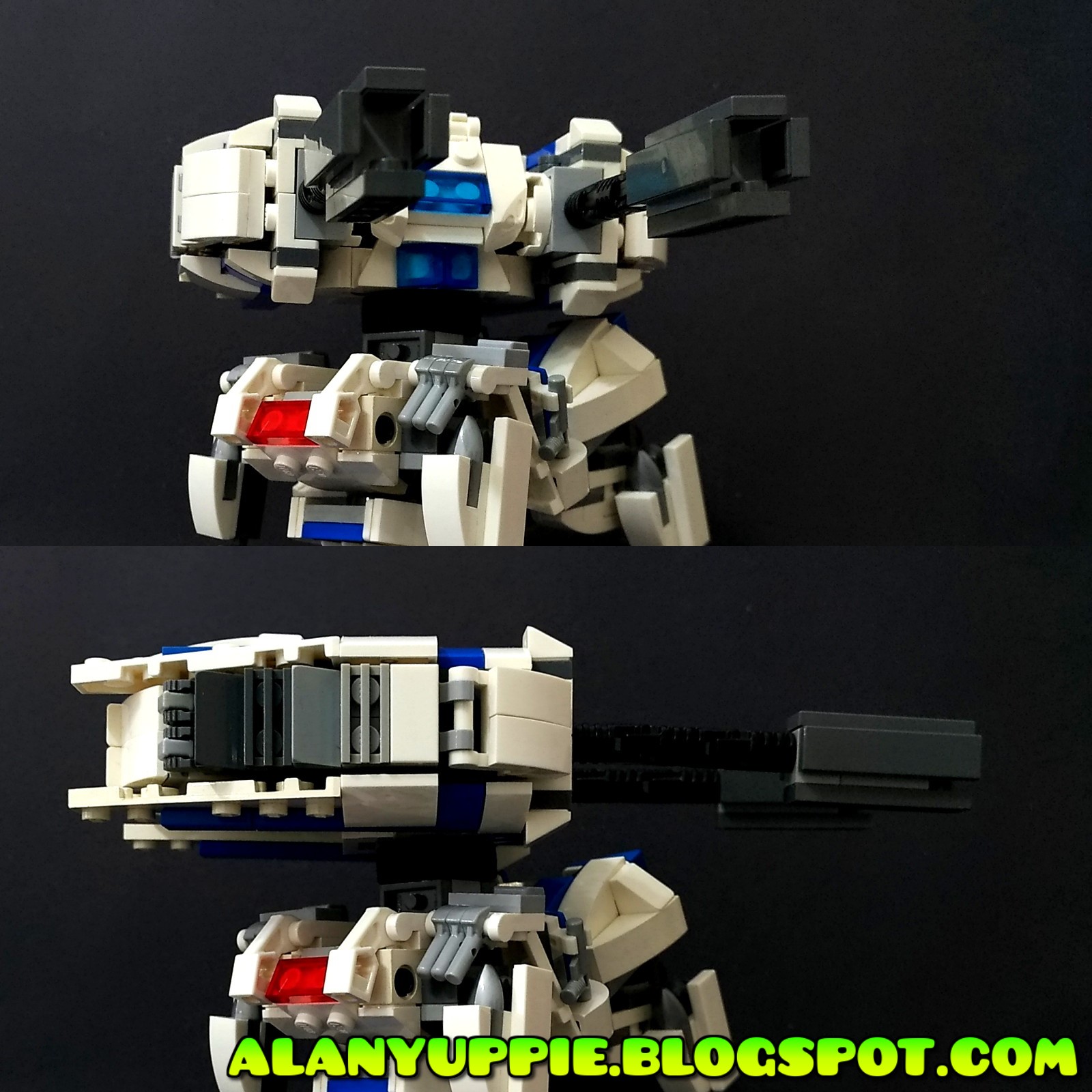 Alanyuppie's LEGO Transformers: LEGO Tankhead Mecha with a twist