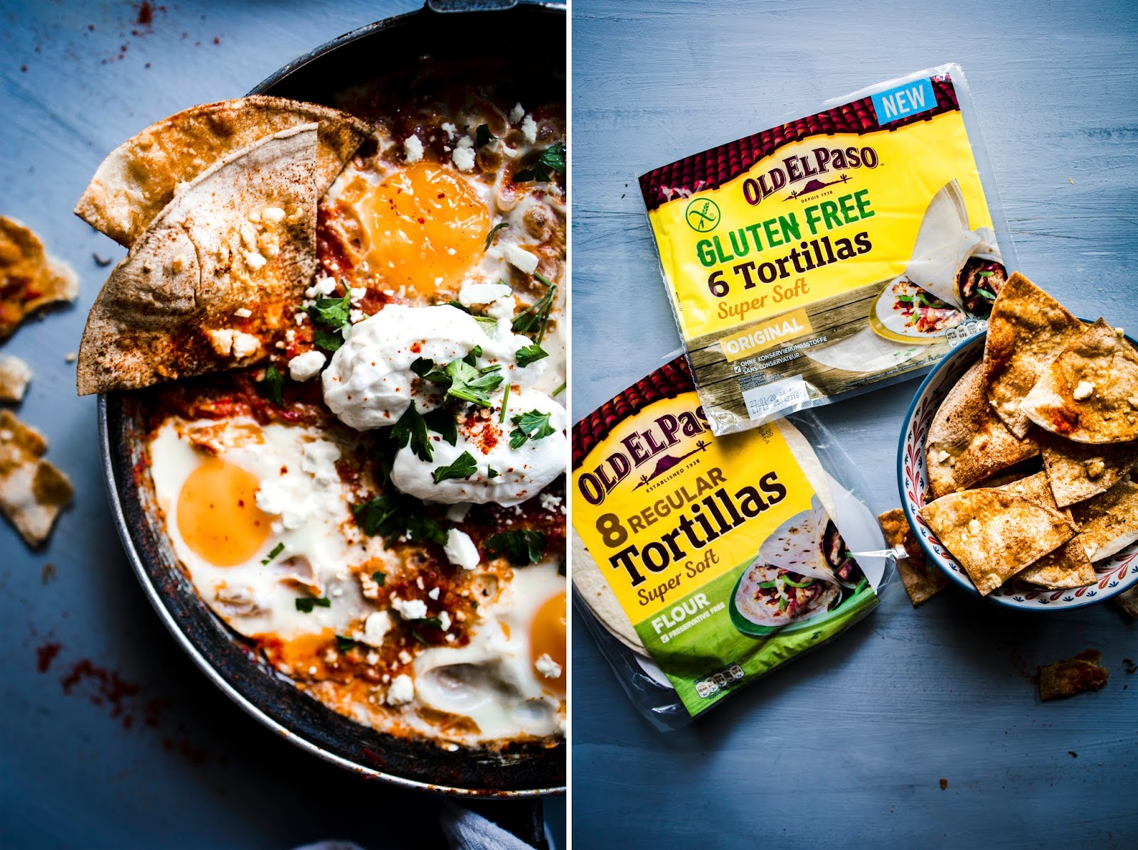 BRUNCH | Shakshuka (ΑΥΓΑ ΜΕ ΠΙΚΑΝΤΙΚΗ ΣΑΛΤΣΑ ΝΤΟΜΑΤΑΣ) με τορτιγιες old ...