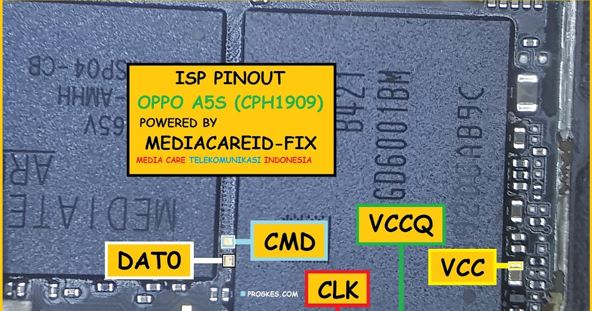 MEDIA CARE TELEKOMUNIKASI INDONESIA: ISP PINOUT OPPO A5S (CPH1909)