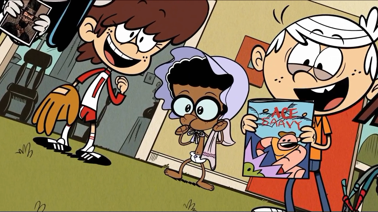 Shirtless Drawn Cartoon Boys & Men: Lincoln Loud in Briefs & Clyde ...