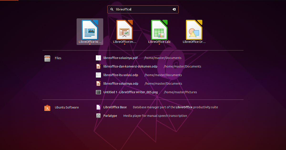 LibreOffice Writer: Starting The Program