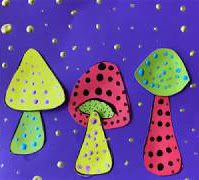 YAYOI KUSAMA MUSHROOMS