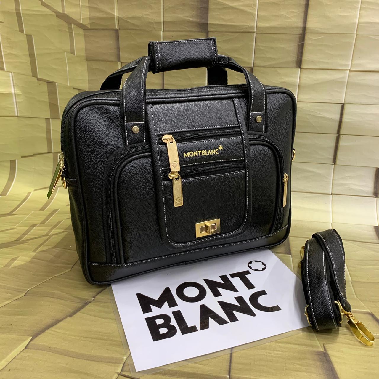 Mont Blanc Laptop Bag Price in India | Zira Fashion Hub