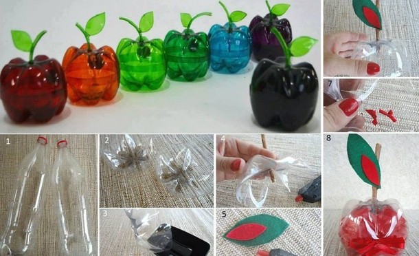 DIY Bekas Simpnan Bentul Epal Dari Botol Plastik ~ DIY Malaysia