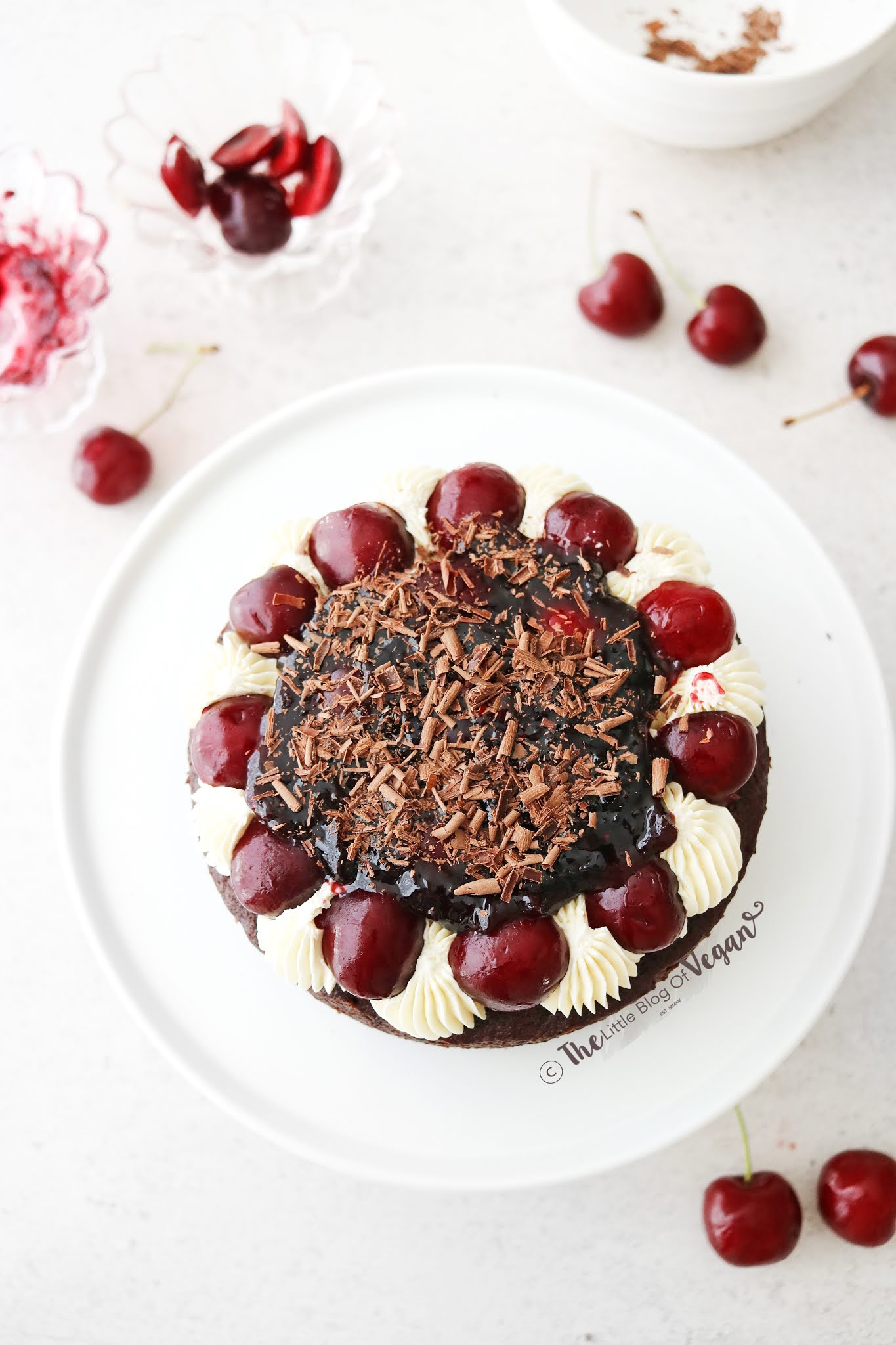 Mini Black Forest Cake - The Little Blog Of Vegan