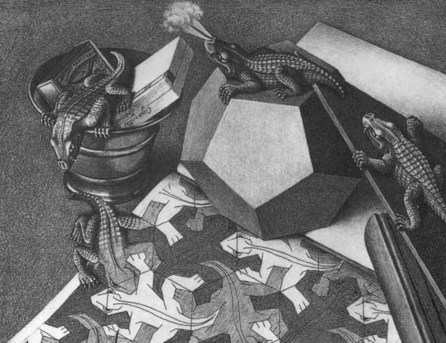 Jubilartfolio: Writing 05: Reptiles by Escher