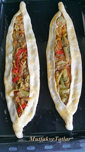 VEJETERYAN PİDE ( SEBZELİ PİDE) NASIL YAPILIR | Mutfak Ve Tatlar