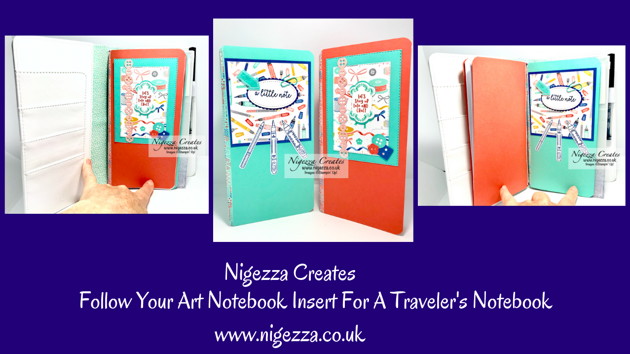 Nigezza Creates: Follow Your Art Notebook Insert For A Traveler's Notebook
