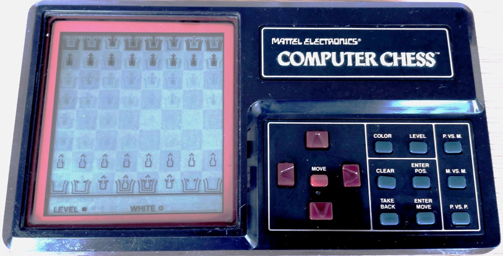 Retro Ordenadores Orty: Mattel Computer Chess (1980) (versión 1992-0320 ...
