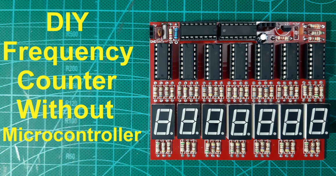 Diy Frequency Counter Without Microcontroller ~ Simple Projects