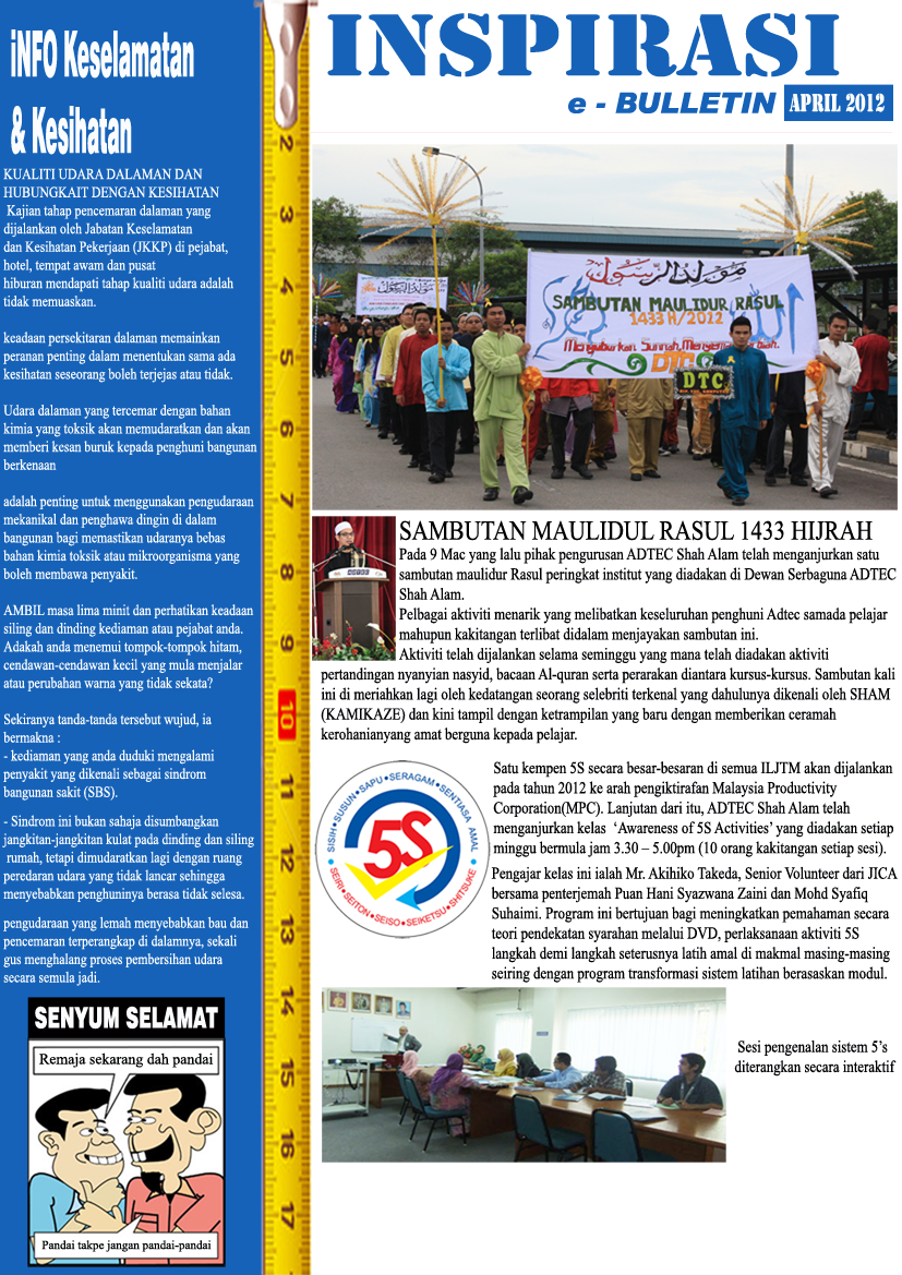 Sidang Redaksi ADTEC Shah Alam: March 2012