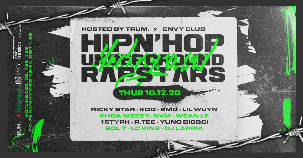 Lee Jarvis: NVM'S Visuals at HIPn'HOP: Underground Rapstars