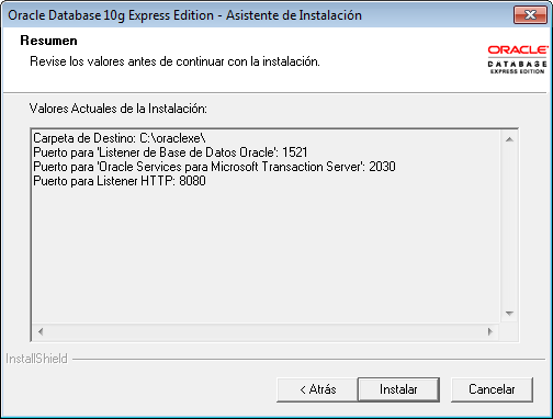 Oracle Database Express Edition Tutorial: Instalacion