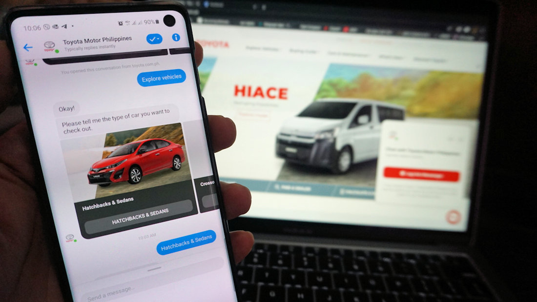 Toyota PH Activates Chat Apps to Connect with Customers | CarGuide.PH ...