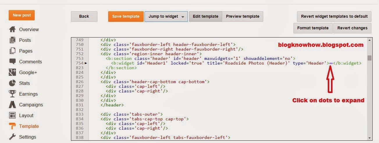 How to Change the Font of the Blog Description in the Blogger Header ...