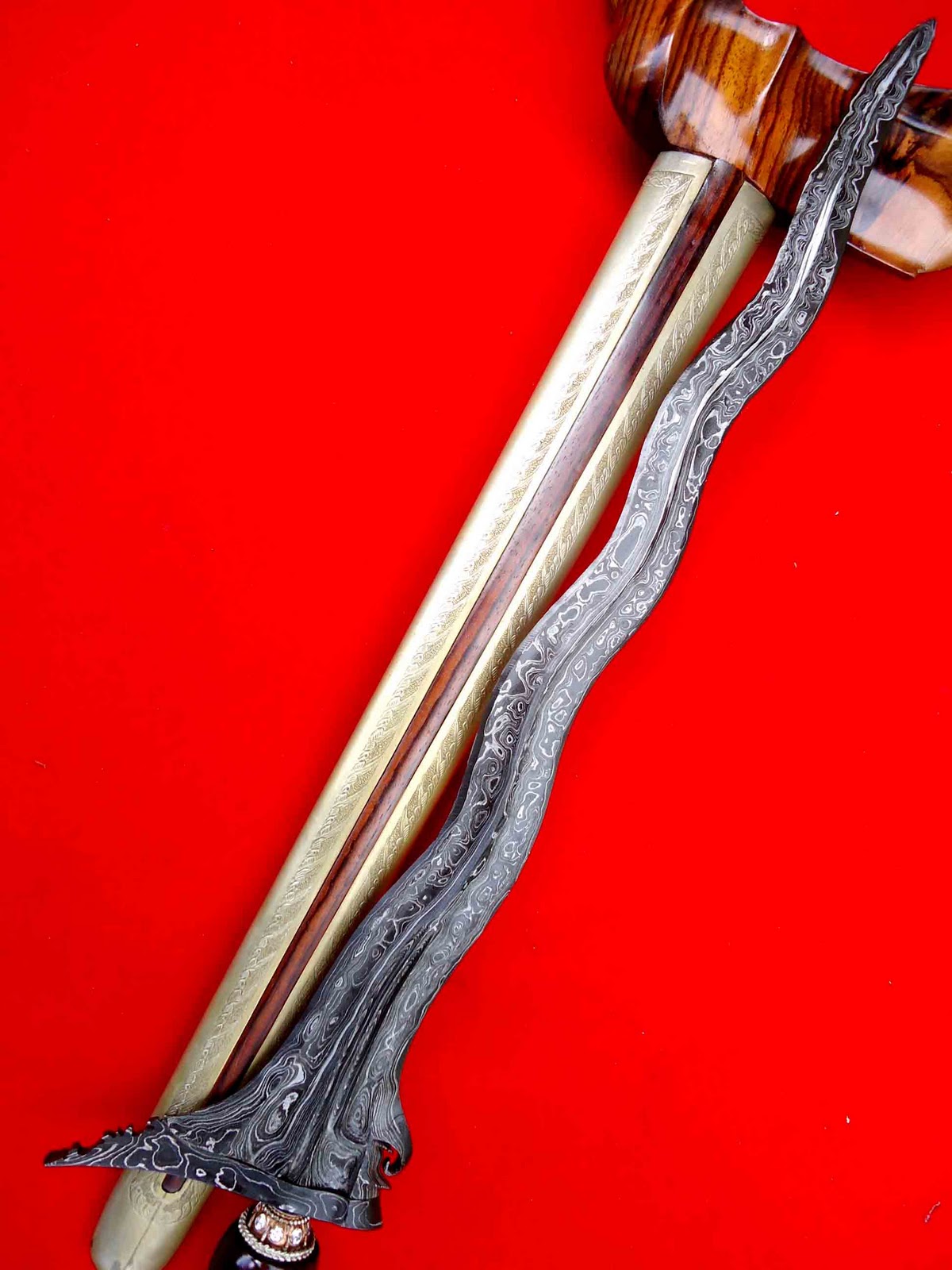 Keris Luk Condong Campur Luk 7 | KERIS KAMARDIKAN | Jual Pusaka ...