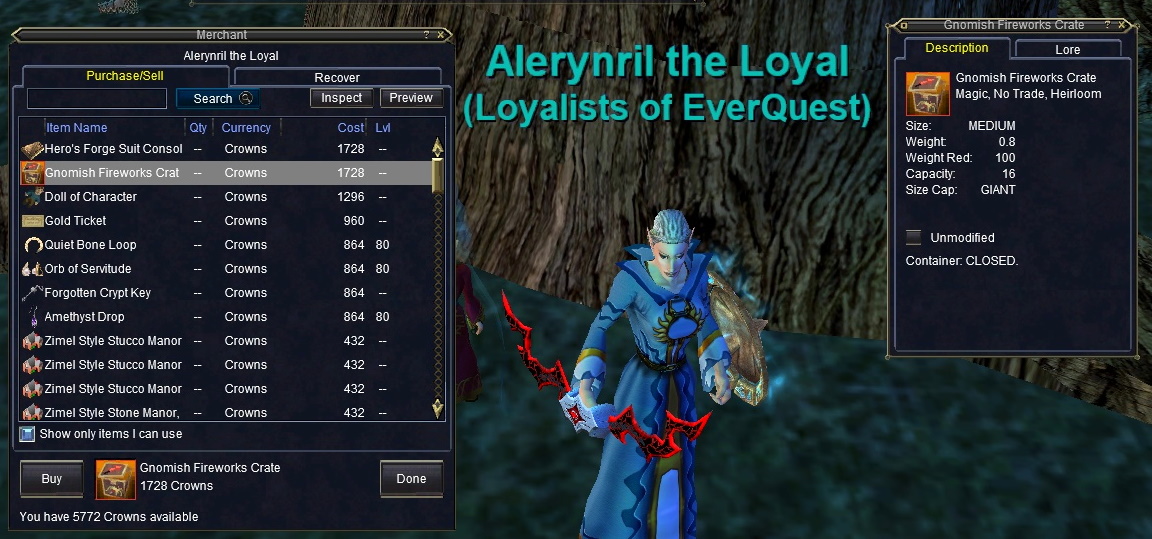 Inventory Full: Tested By Research: EverQuest